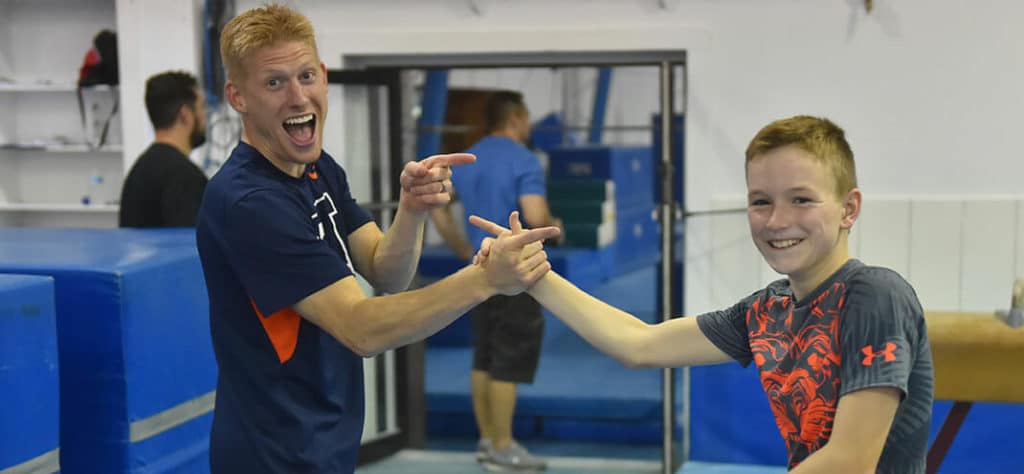 Olympic Medalist Justin Spring Returns | International Gymnastics Camp